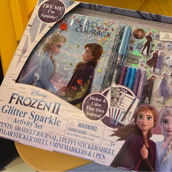 Disney | Toys | New Disney Frozen Ii Glitter Puffy Stickers Sparkle ...